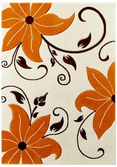 Béžovo-oranžový koberec Think Rugs Verona, 160 x 220 cm