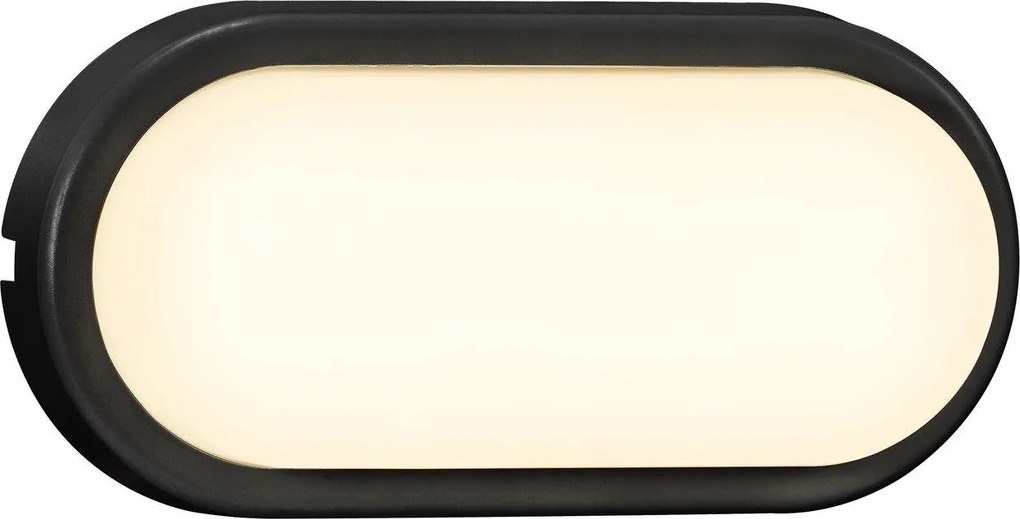 NOR 2019181003 Cuba Outdoor Energy Oval venkovní nástěnné svítidlo černá - NORDLUX