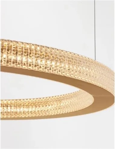 Závěsné LED svítidlo NOVA LUCE FIORE 60W 3000K 9285610 stmívatelné Triac