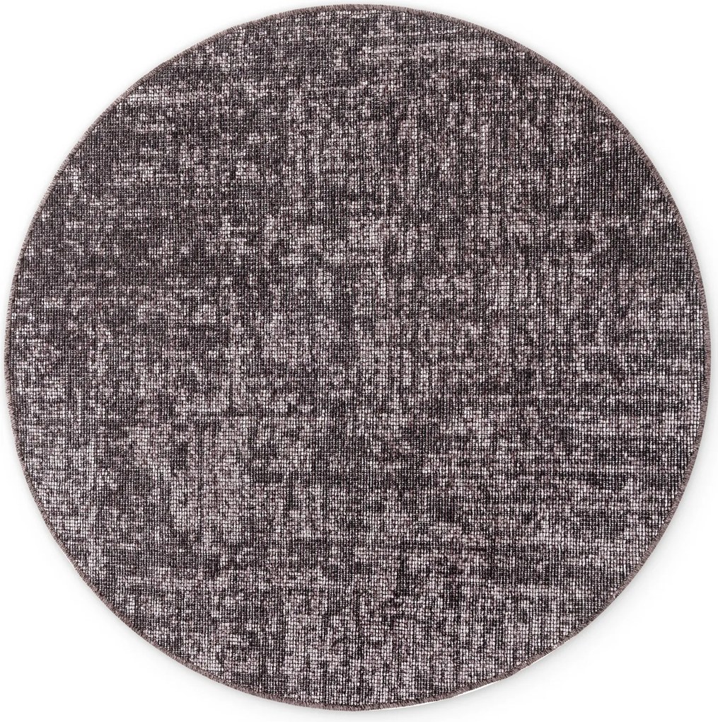 ELLE Decoration, Kusový koberec Brilliance Prisma 106311 Brown z kolekce Elle kruh, 200x200 (průměr) kruh, hnědá, ložnice
