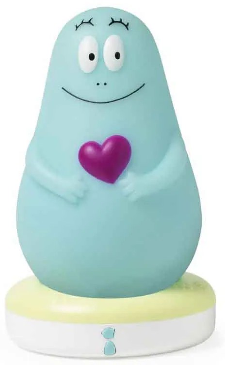 PABOBO Světýlko na usínání Lumilove Barbapapa svítící kamarád Blue