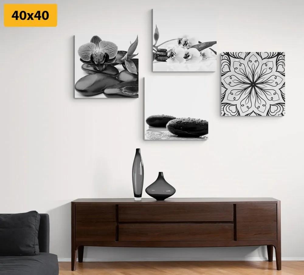 Set obrazů vůně klidu Feng Shui - 4x 60x60 cm