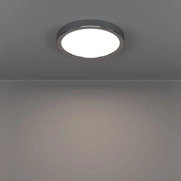 Eglo 901763 - LED Koup. strop. svít. FUEVA LED/11,5W/230V pr.21,1cm IP44 chrom