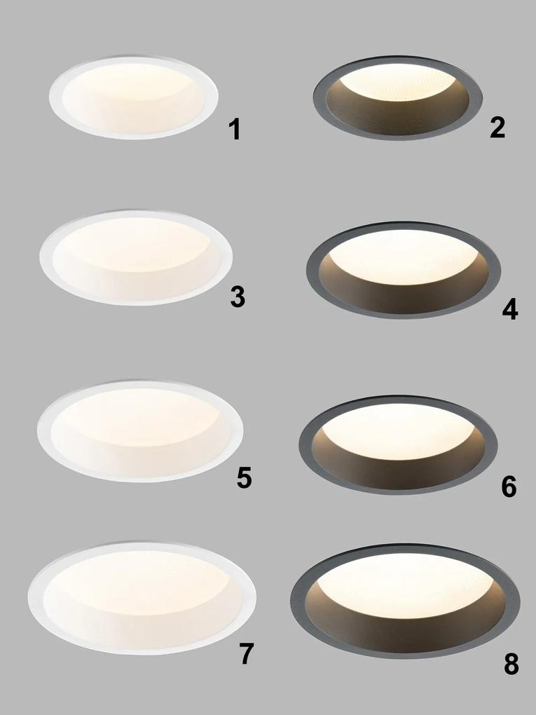 Led2 Zápustné LED svítidlo ZETA S 3000K Barva: Bílá, Stmívání, řízení: DALI/PUSH
