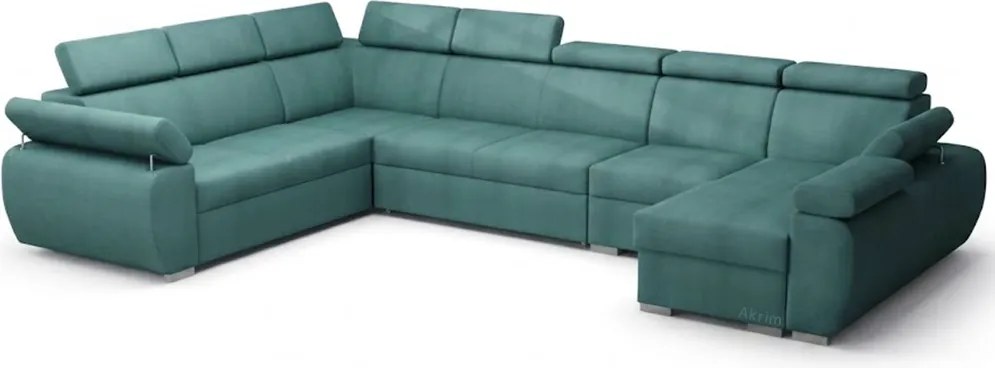Sedací souprava BASTON | 260x390x170 cm | rozkládací + 2x úložný prostor | VÝBĚR TKANIN