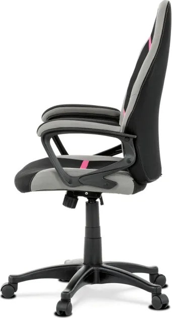 Dětská otočná židle růžová KA-L611 PINK