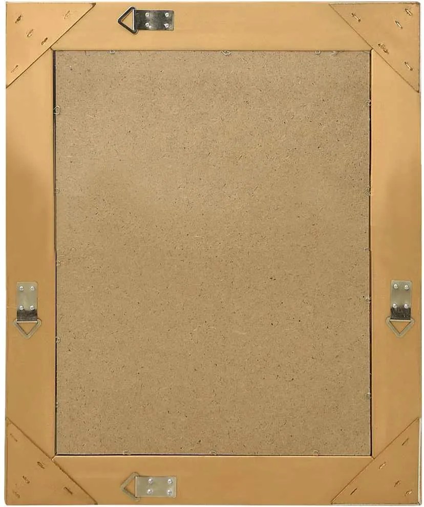 Nástěnné zrcadlo barokní styl 50 x 60 cm zlaté 320317