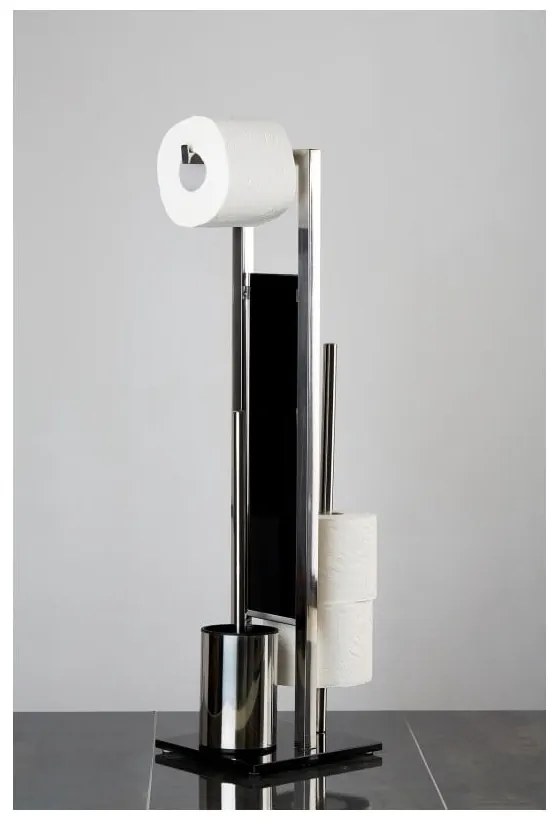 Toaletní kartáč s držákem na toaletní papír Wenko Rivalta