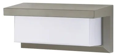 Brilagi-LED Venkovní nástěnné svítidlo se senzorem BRICKY LED/12W/230V šedá IP54