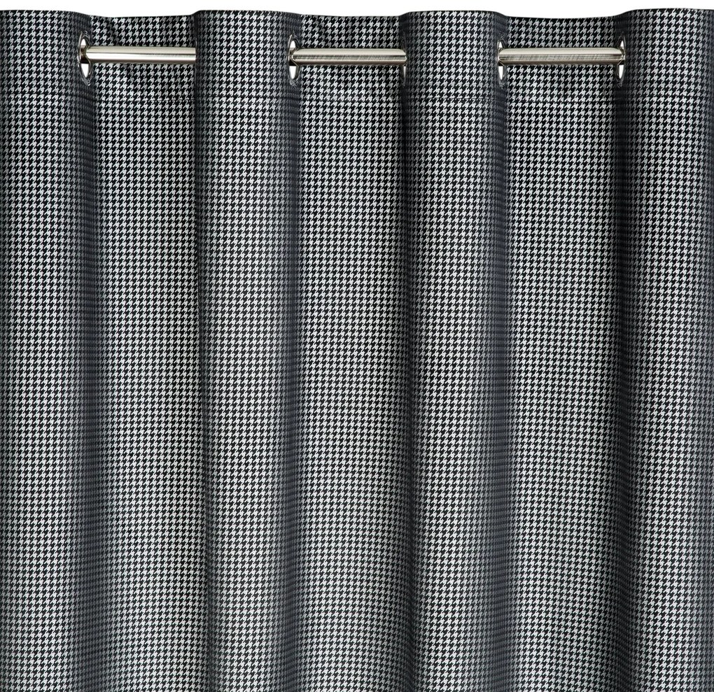 ZATEMŇOVACÍ ZÁVĚS NA KROUŽCÍCH DARCY 140X250 CM VZOROVANÝ