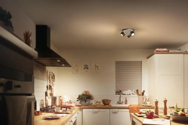 LED Bodové svítidlo Philips Ferano 50653/30/P0 3x4,3W černé 2700K