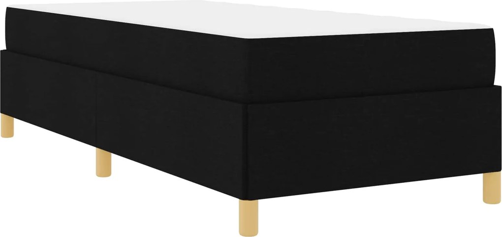 Rám postele Černá 90 x 200 cm textil 3398908