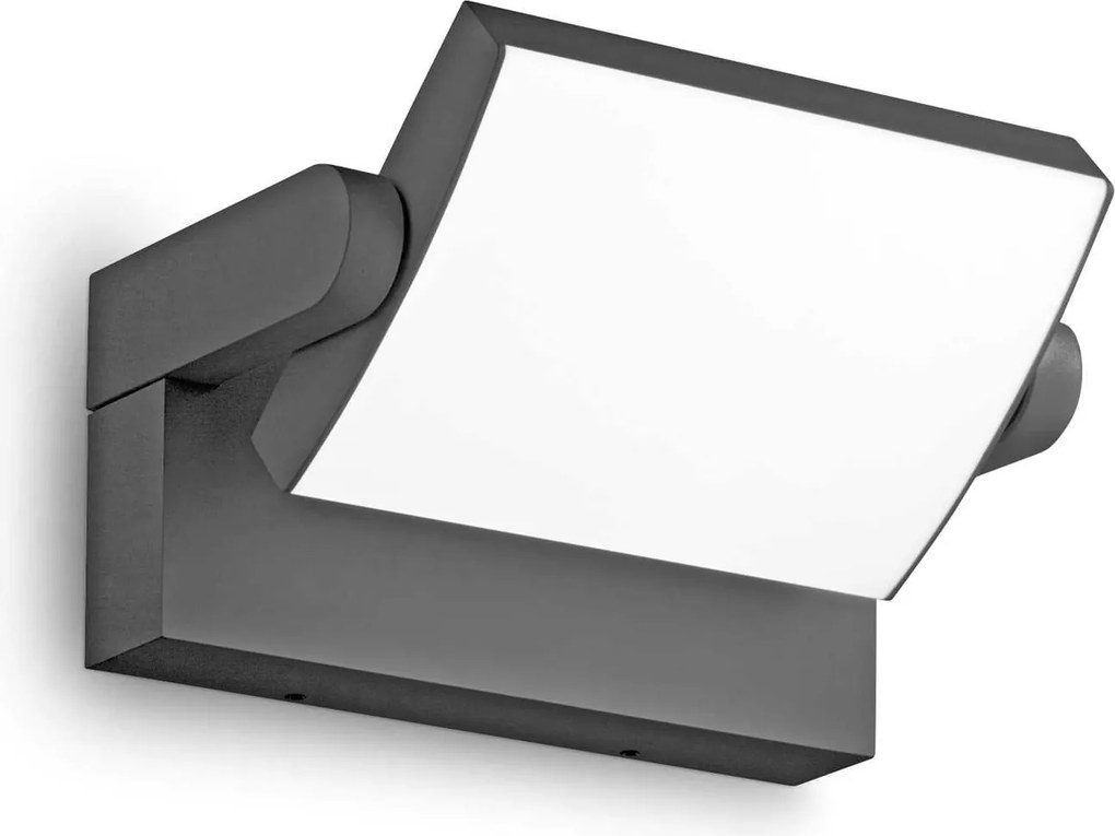 ILUX 287706 Venkovní nástěnné svítidlo SWIPE AP venkovní nástěnné LED svítidlo 20,5W 2300lm 3000K 21,2cm IP54, černé - IDEALLUX