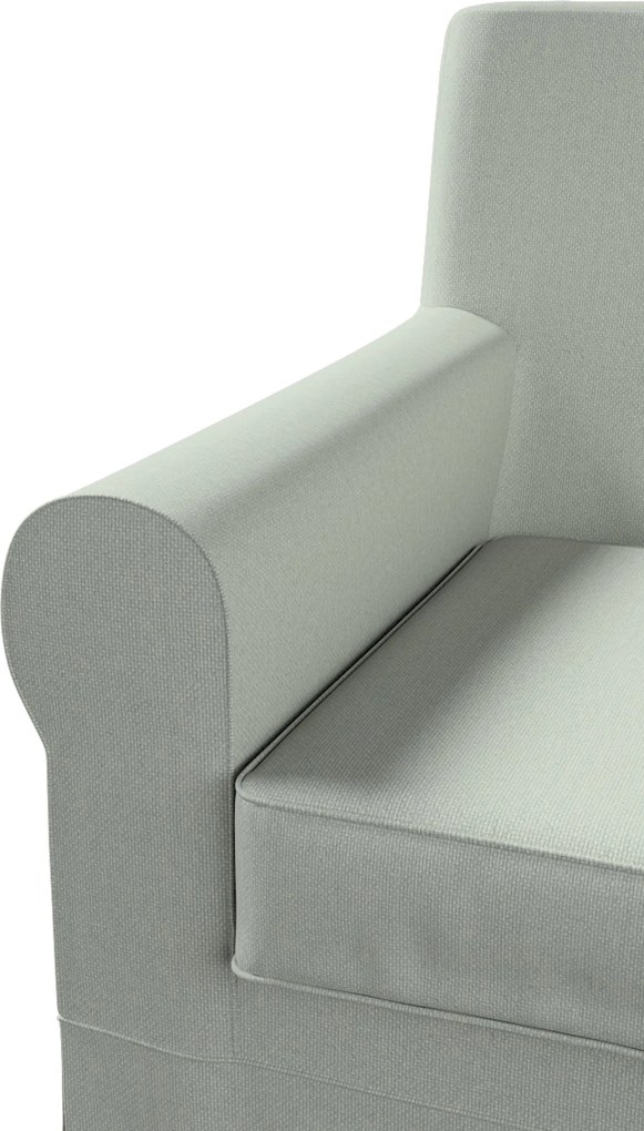 Potah na křeslo IKEA Ektorp Jennylund barva modrá látka pletený vzor