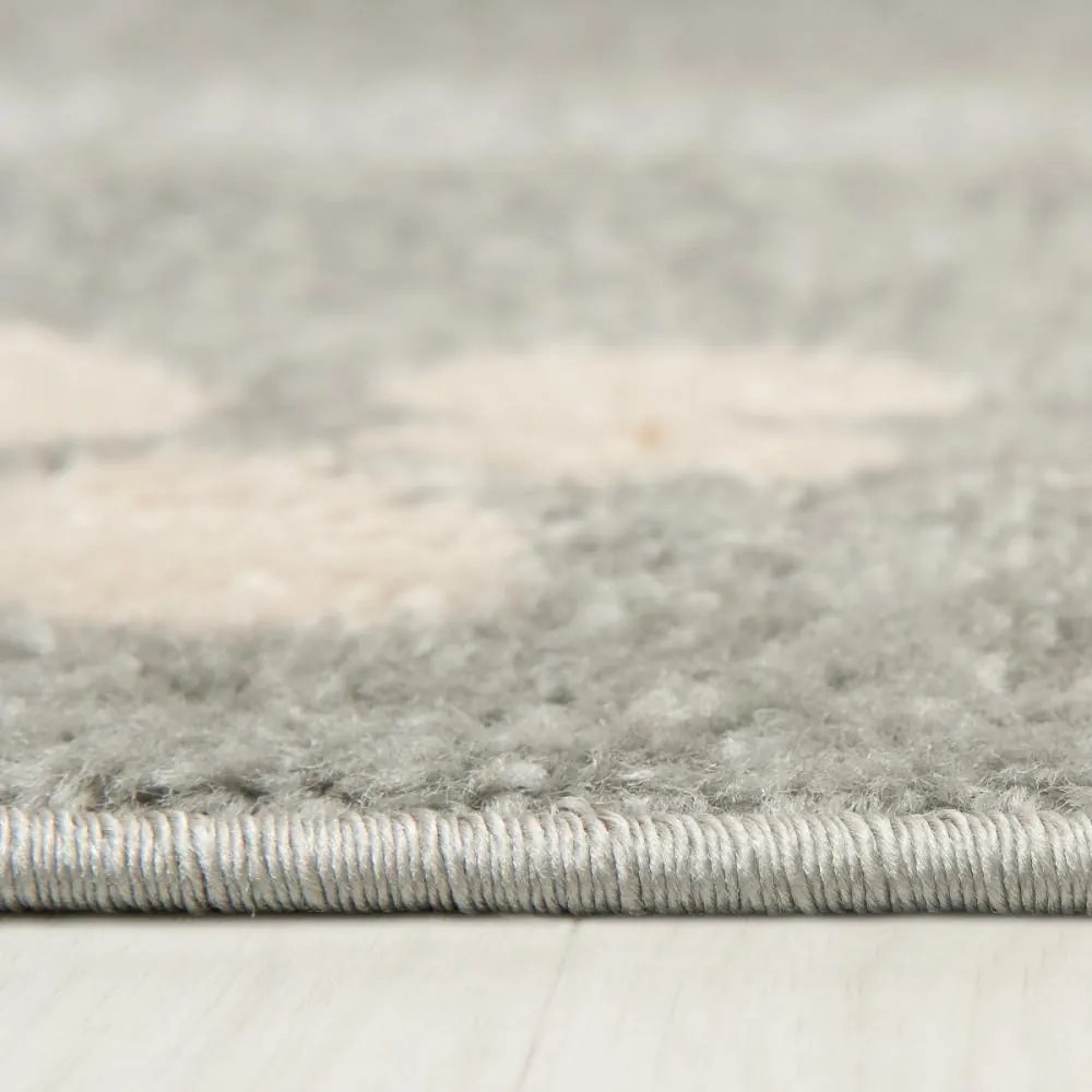 Dětský kusový koberec Lvíček světle šedý 160x220cm