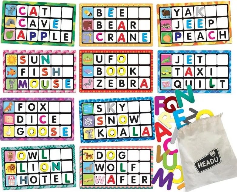 Hra Headu Montessori - Bingo - Písmena a slova [6002768]