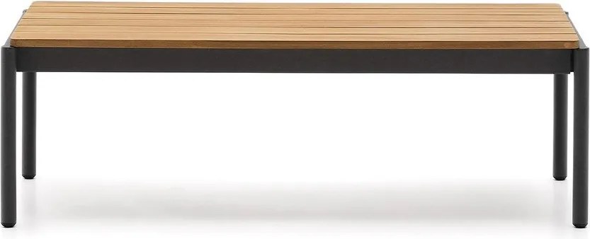 Zahradní konferenční stolek z teakového dřeva 63x149 cm Sorells – Kave Home