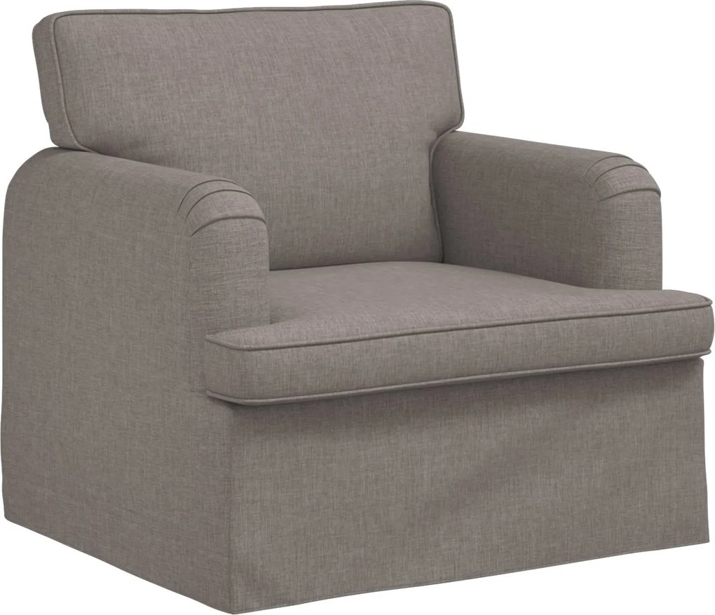 Set pohovek 2 ks Taupe textil 3407564