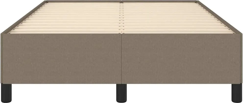 Rám postele bez matrací taupe 120x190 cm textil 3269635