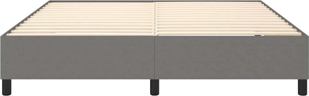 Rám postele s boxspringem tmavě šedý 180 x 200 cm textil 3120879