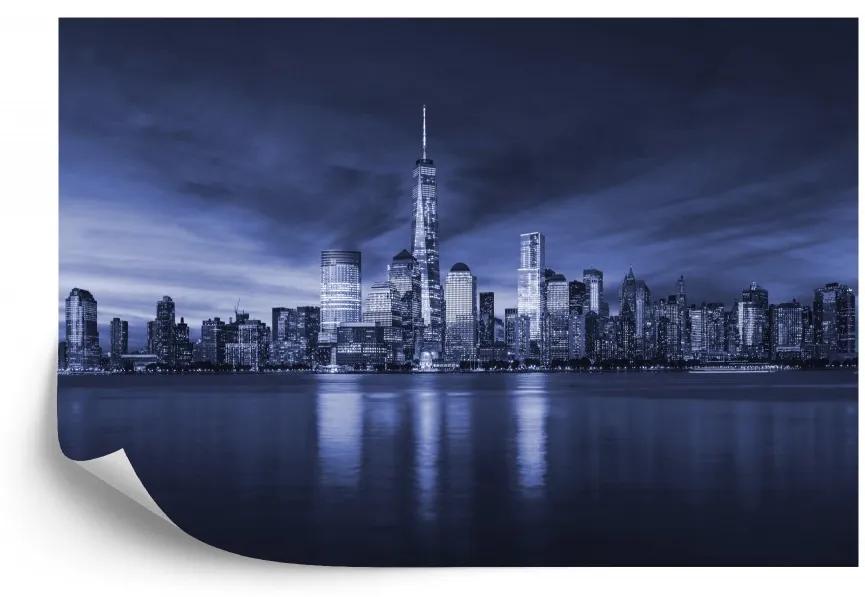 Fototapeta New York City Sunrise In Blue Vliesová tapeta 360x240