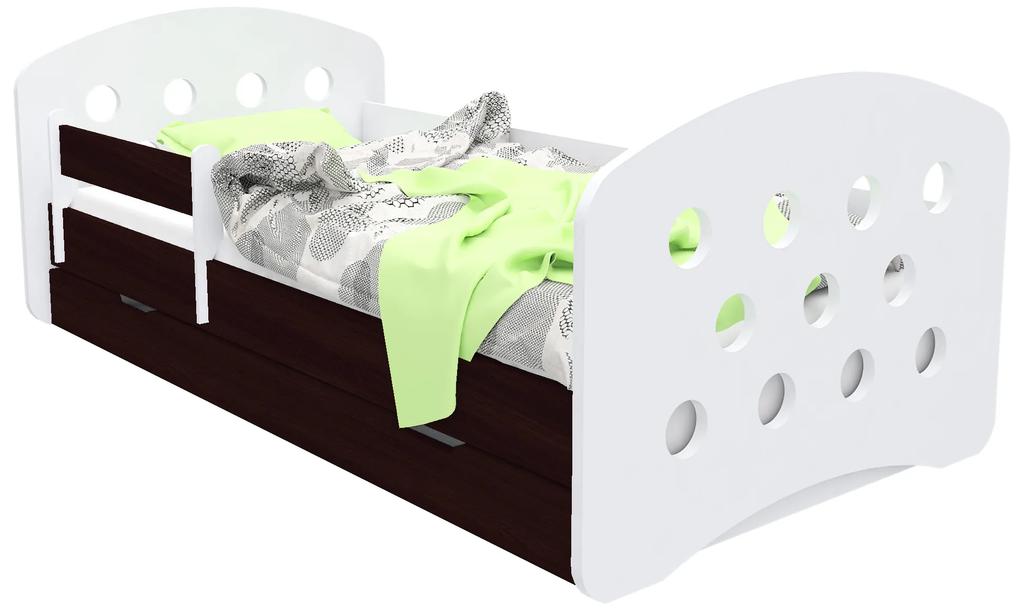 Dětská postel s úložným prostorem DESIGN 200 x 90 cm L10 KOLEČKA