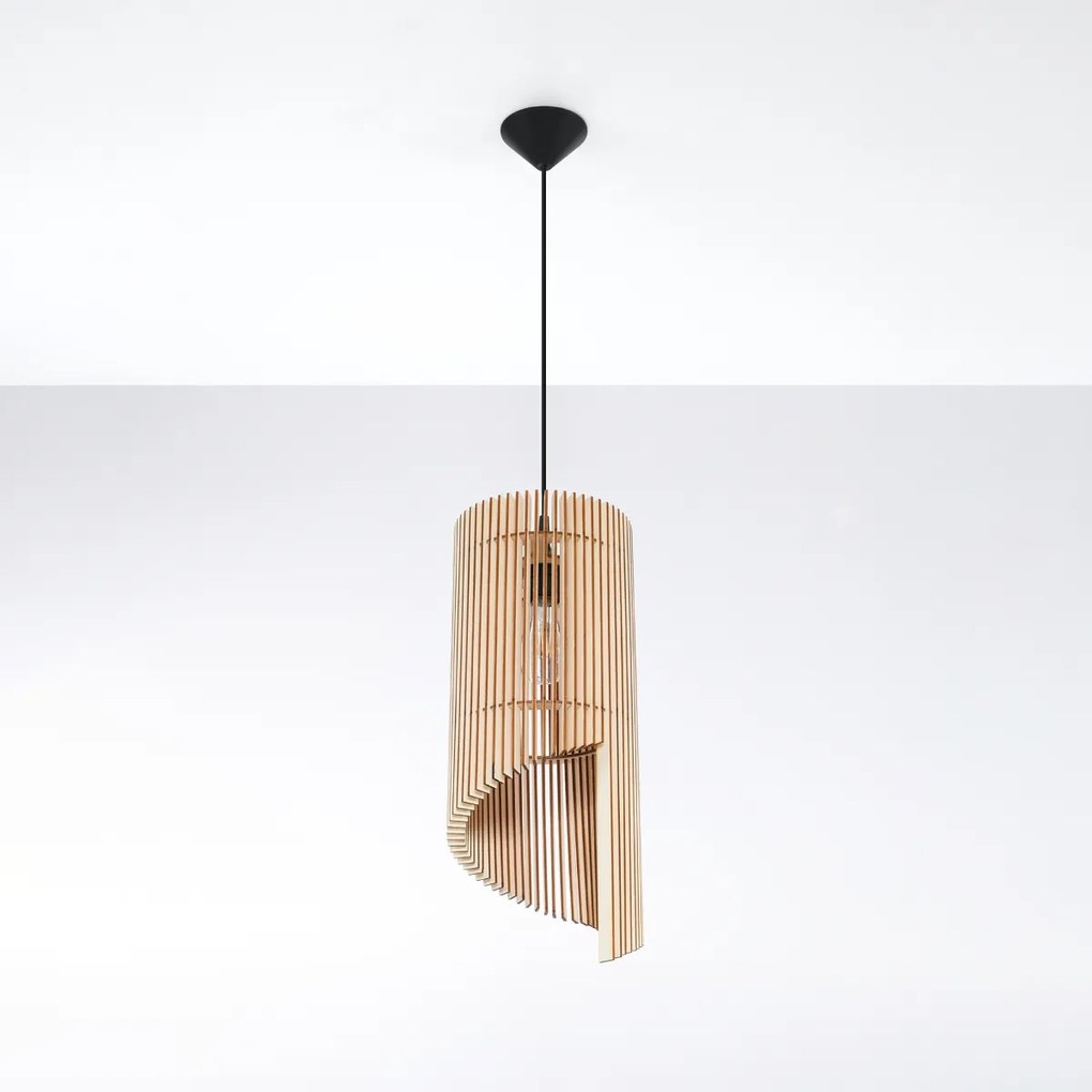 Sollux Lighting Závěsné svítidlo ALEXIA dřevo