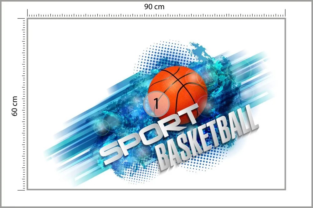 Fototapeta Basketbal V Moderním Stylu Samolepící tapety 90x60