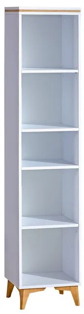 Regál GAPPA 11 Bílá + jasan horský
