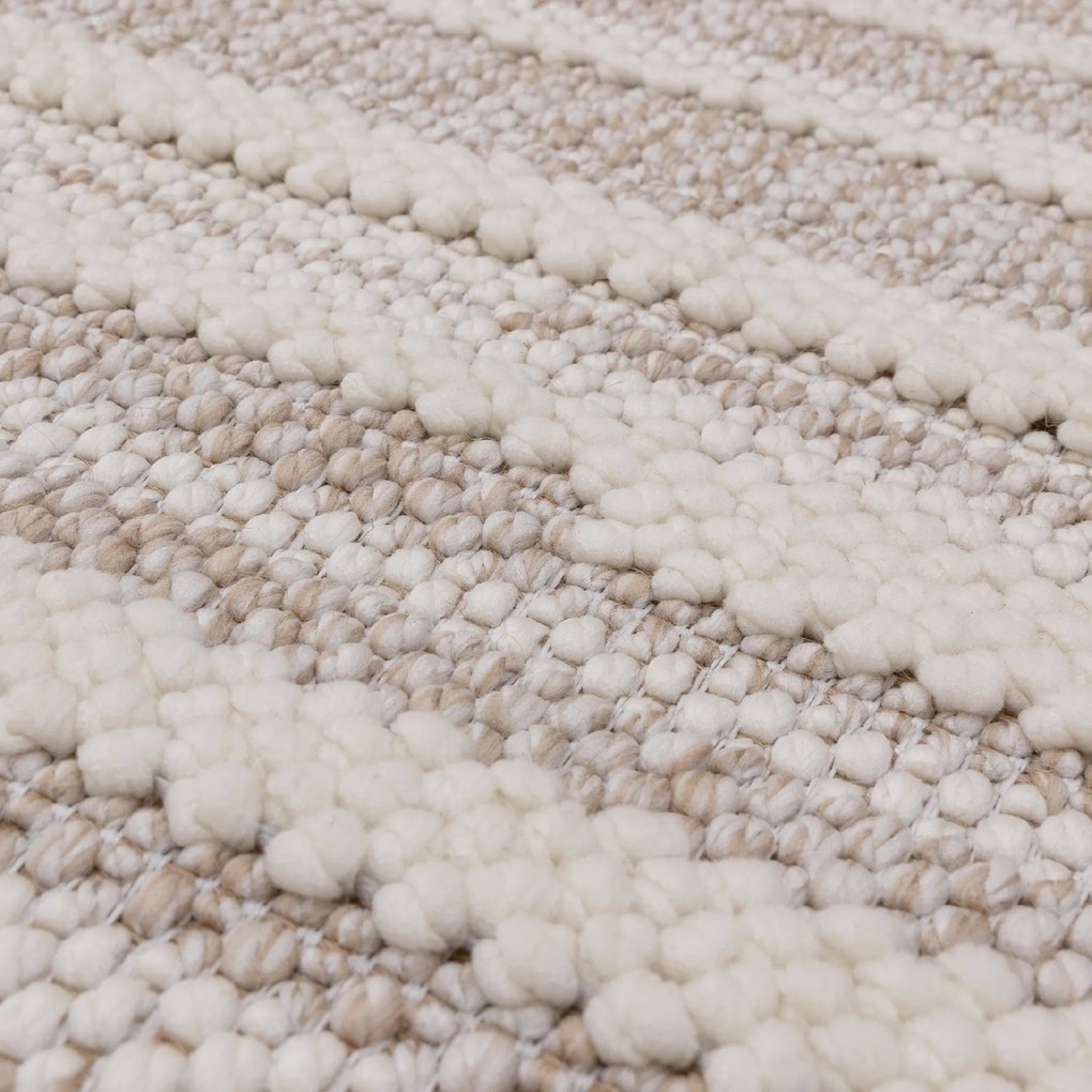 Tribeca Design Kusový koberec Sides Stripe Sand Rozměry: 80x150 cm