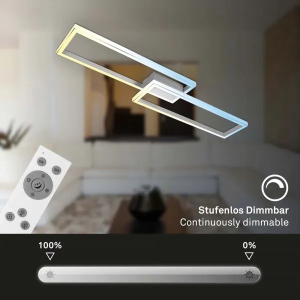 Briloner 3761019 - LED Stm stropní svítidlo LED/45W/230V 2700-6500K+DO mat chrom