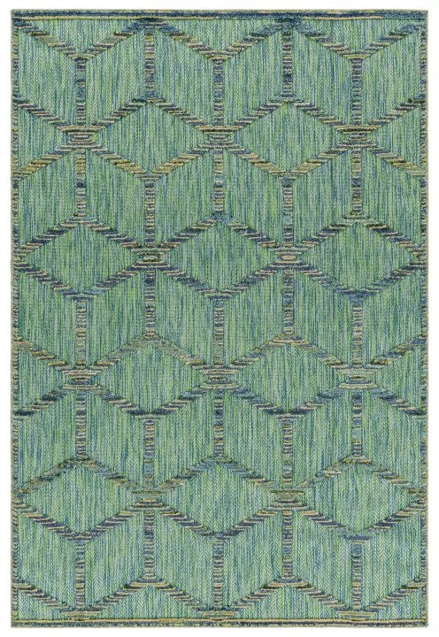 Ayyildiz, Kusový koberec Bahama 5151 Green – na ven i na doma, 80x250, zelená, chodba / předsíň