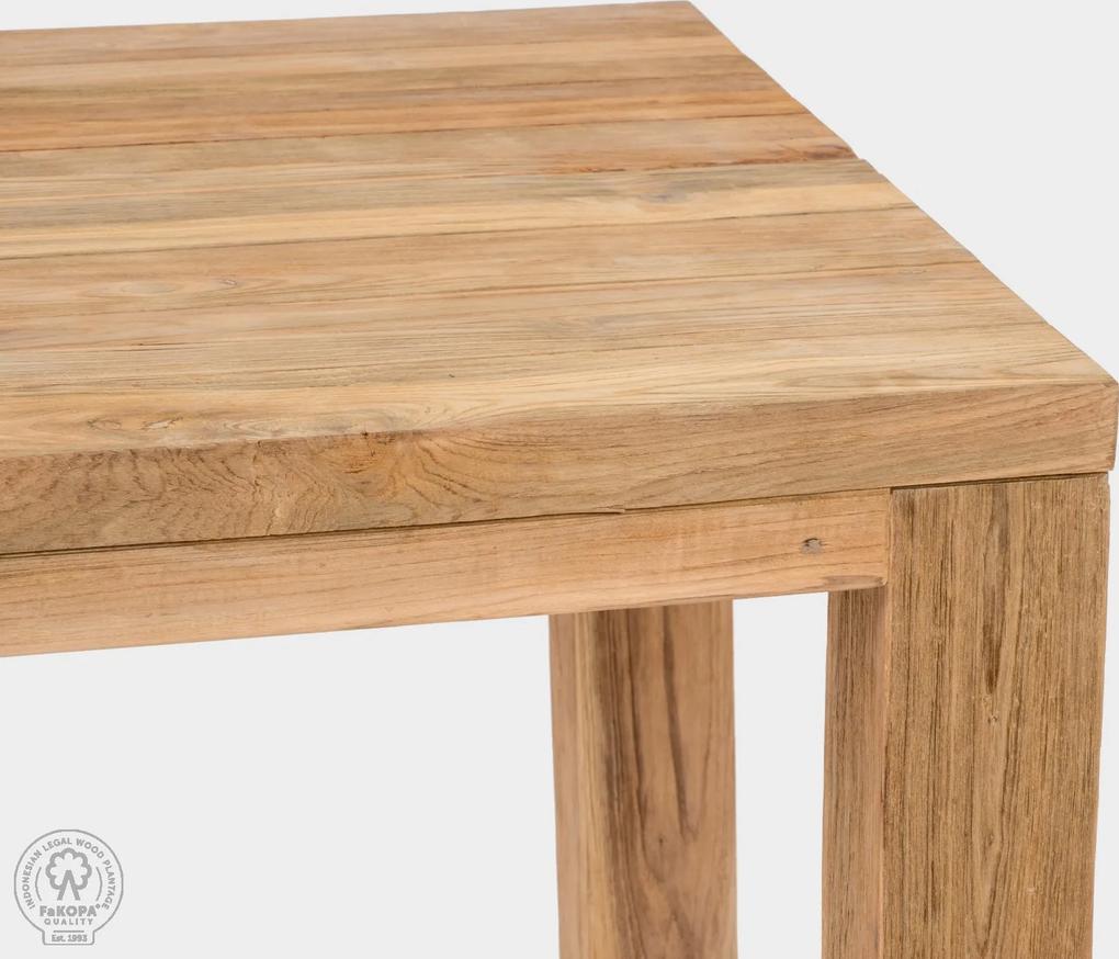 FaKOPA Masivní stůl z teakového dřeva Larisa