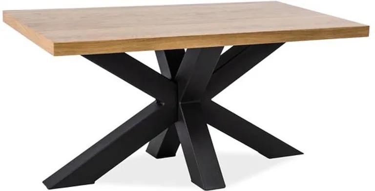 Casarredo Konferenční stolek CROSS B dřevo masiv/kov