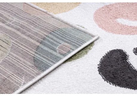 Dywany Luszczow Dětský kusový koberec FUN Spots, skvrny krém Rozměr koberce: 80 x 150 cm