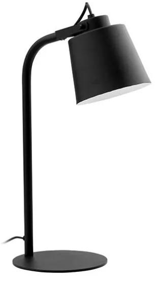 TK LIGHTING Stolní lampa - PRIMO 5206, 230V/15W/1xE27, černá/bílá