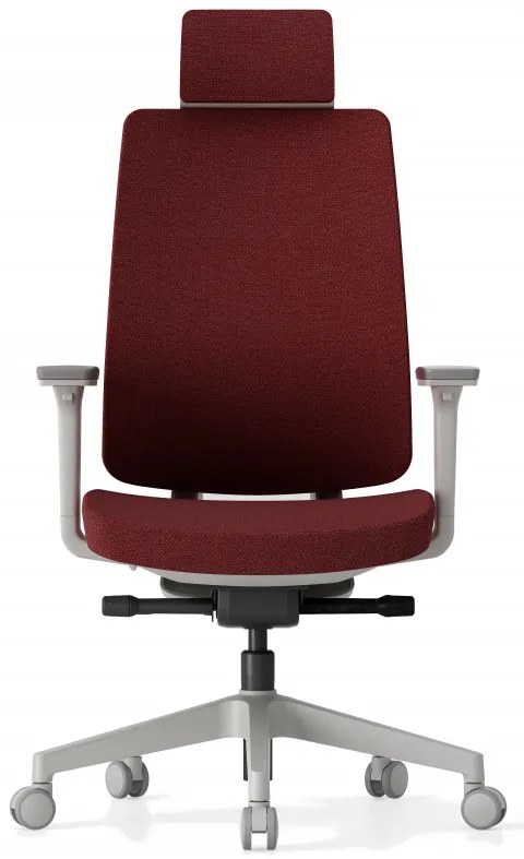 Office Pro Kancelářská ergonomická židle K50 — bílá Modrá
