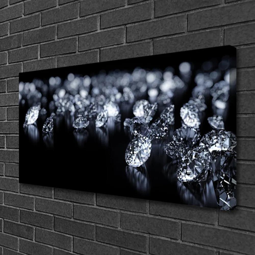 Obraz na plátně Diamanty Umění 125x50 cm