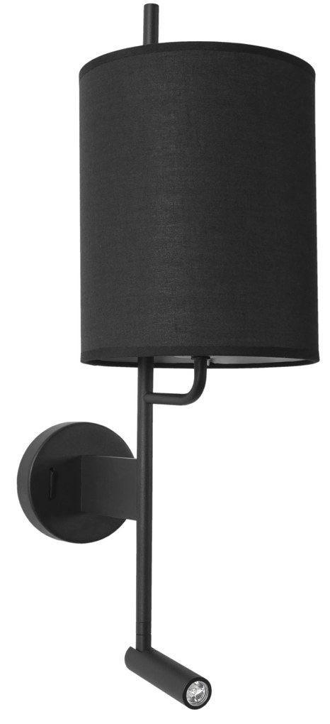 Designové nástěnné svítidlo Yama 18 černé