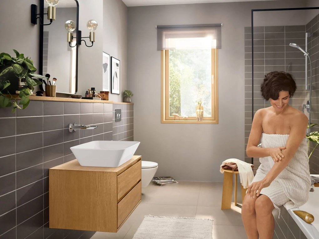 Hansgrohe Rebris E, umyvadlová baterie pod omítku, 2-otvorová instalace, chromová, 72568000
