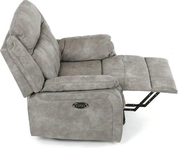 Polohovací křeslo šedé, elektrické TV-Q8668 GREY3