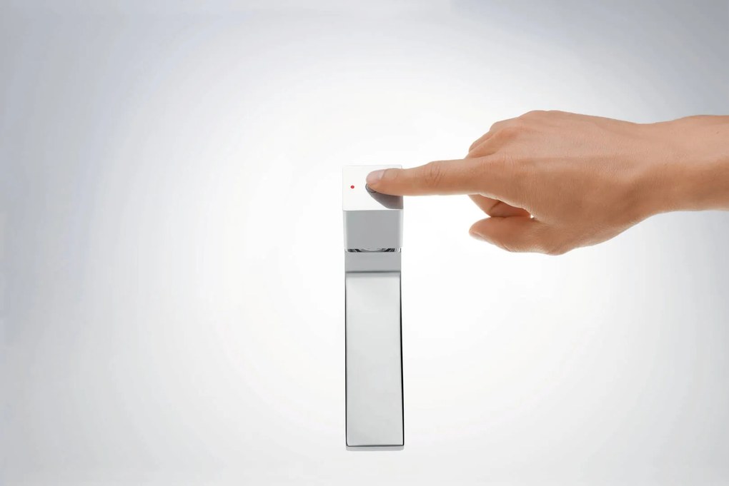 Hansgrohe Metropol, umyvadlová baterie Select 100 s odtokovou soupravou Push-Open, chromová, 32570000