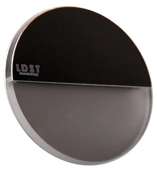 LDST LDST RO-01-SC-BC4 - LED schodišťové svítidlo ROBIN 4xLED/1,2W/230V matná černá LD0126
