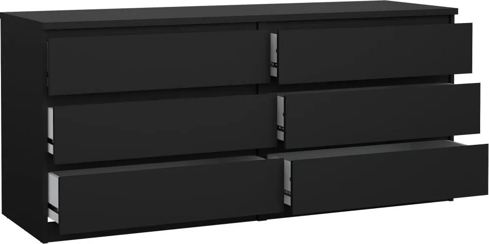 FALCO Komoda Simplicity 232 černý mat
