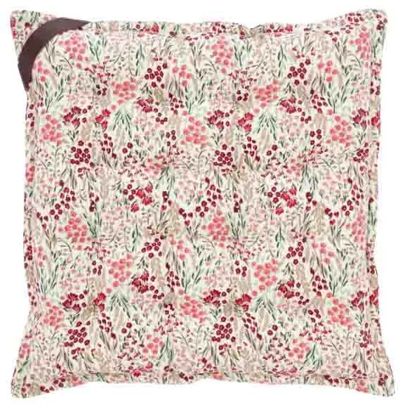 Södahl Sedák na židli 40x40 Dainty Florals Berry Red