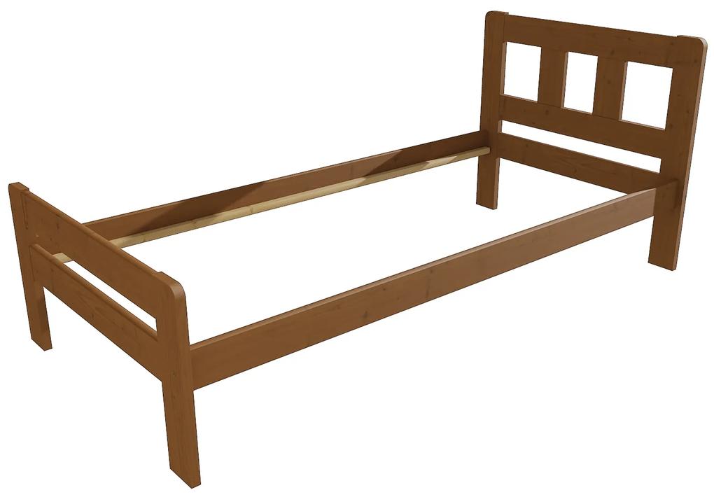 Vomaks Jednolůžková postel VMK010C Rozměr: 80 x 200 cm, Barva: surové dřevo