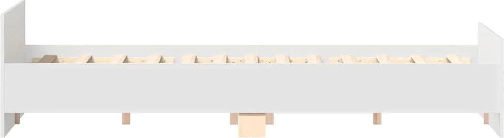 Rám postele s hlavovým a nožním čelem bílý 180 x 200 cm 3203768
