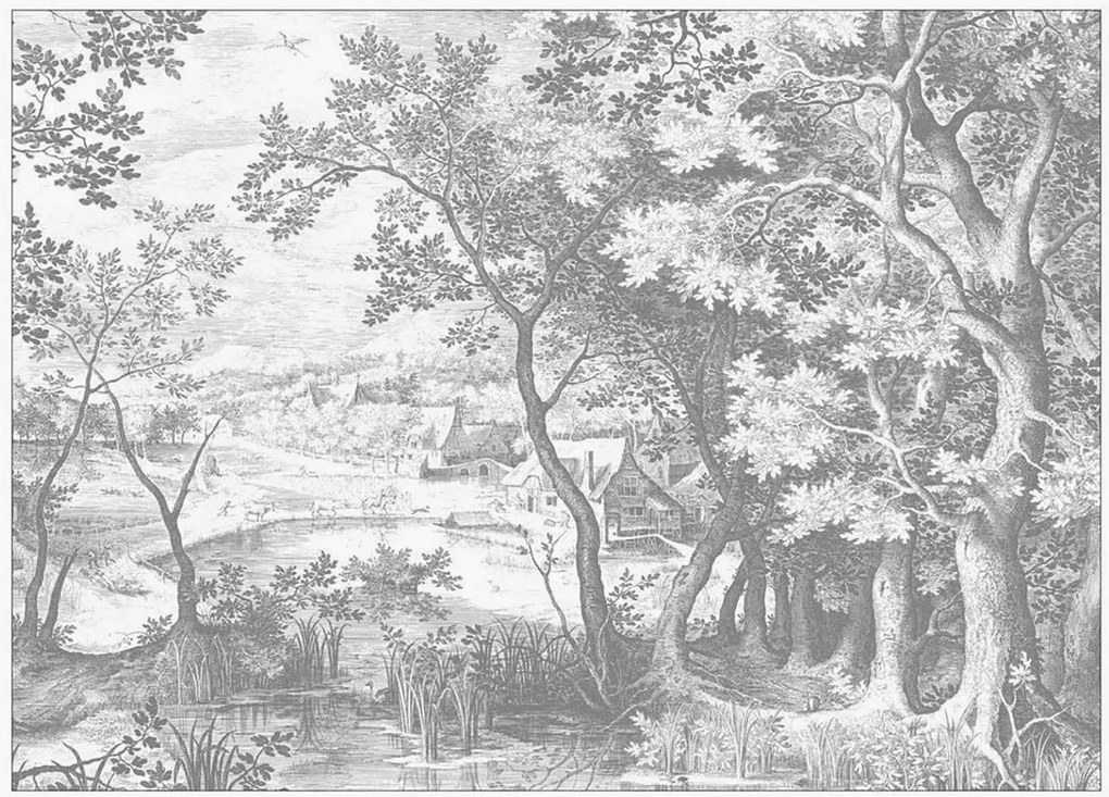 Tapeta Engraved Landscapes