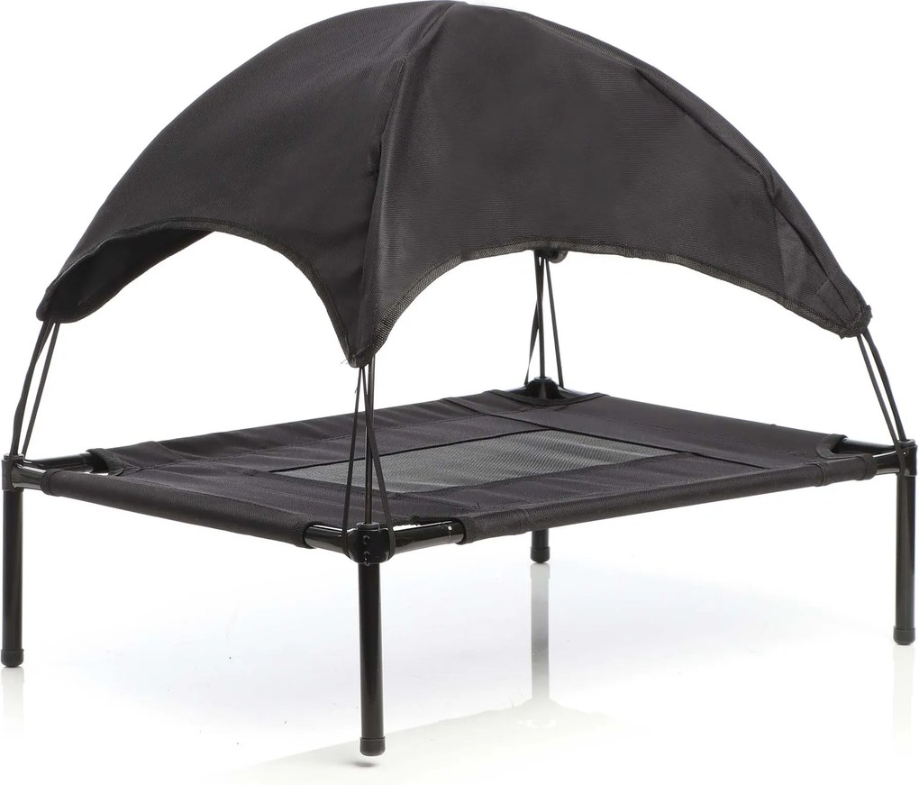 Lehátko pro psa fudajo – 91 × 76 × 16 cm, 35 kg, černá (61146)