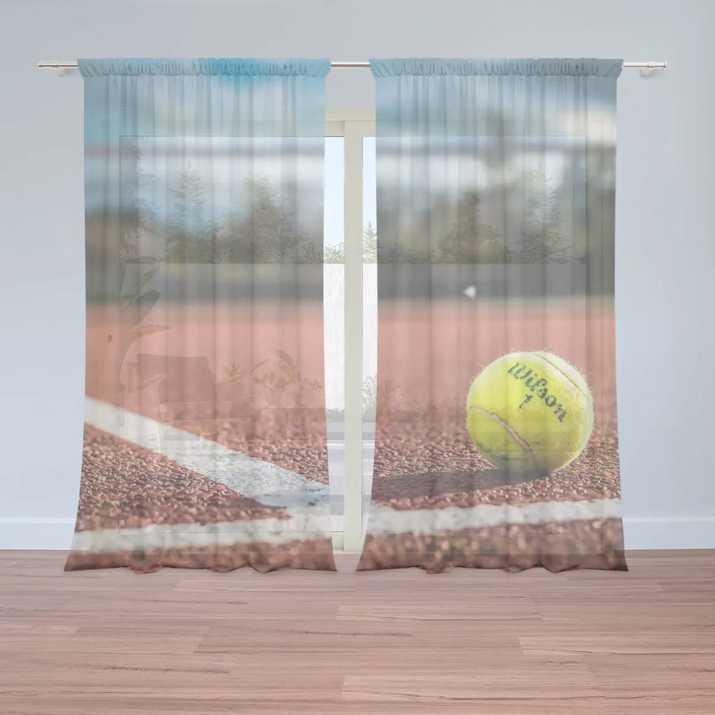 Sablio Záclony Tennis: 2ks 150x250cm